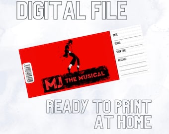 Michael Jackson Ticket - Etsy