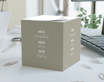 Sticky Note Memo Cube - Etsy