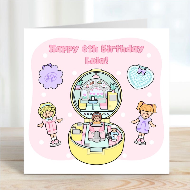 Polly Pocket Birthday Cards - Etsy UK