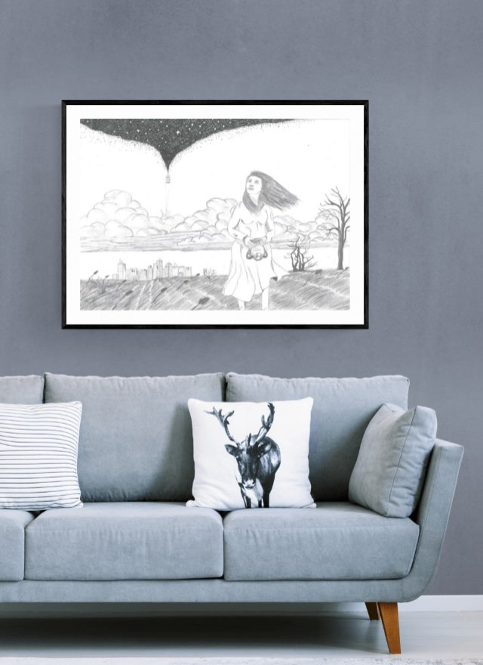 Space Art | Space Drawing | Print Art | Wall Art | Art | Space Art ...