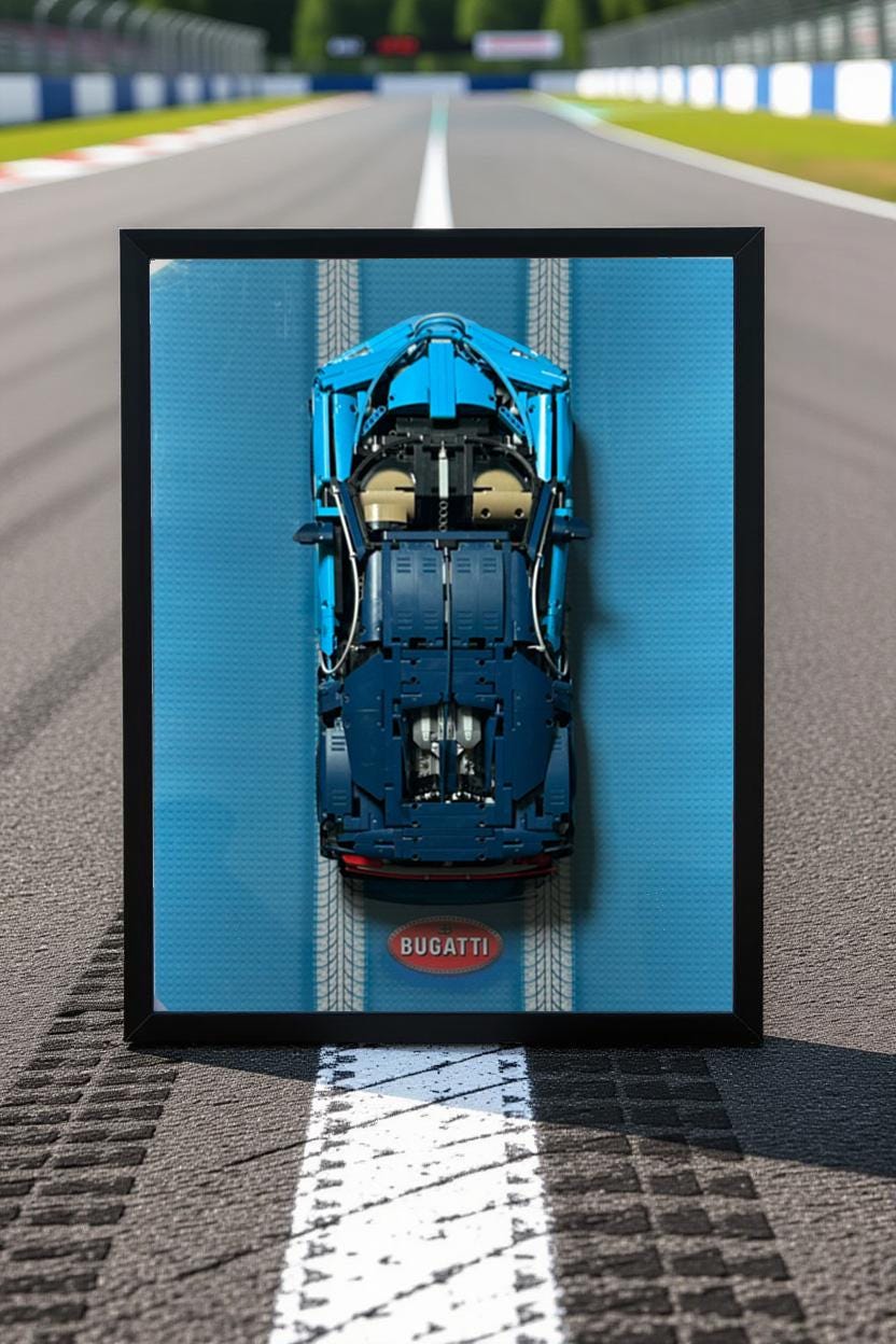 A1 Background for Porsche 911 GT3 42056 (technic Supercars 1:8) Frame ...