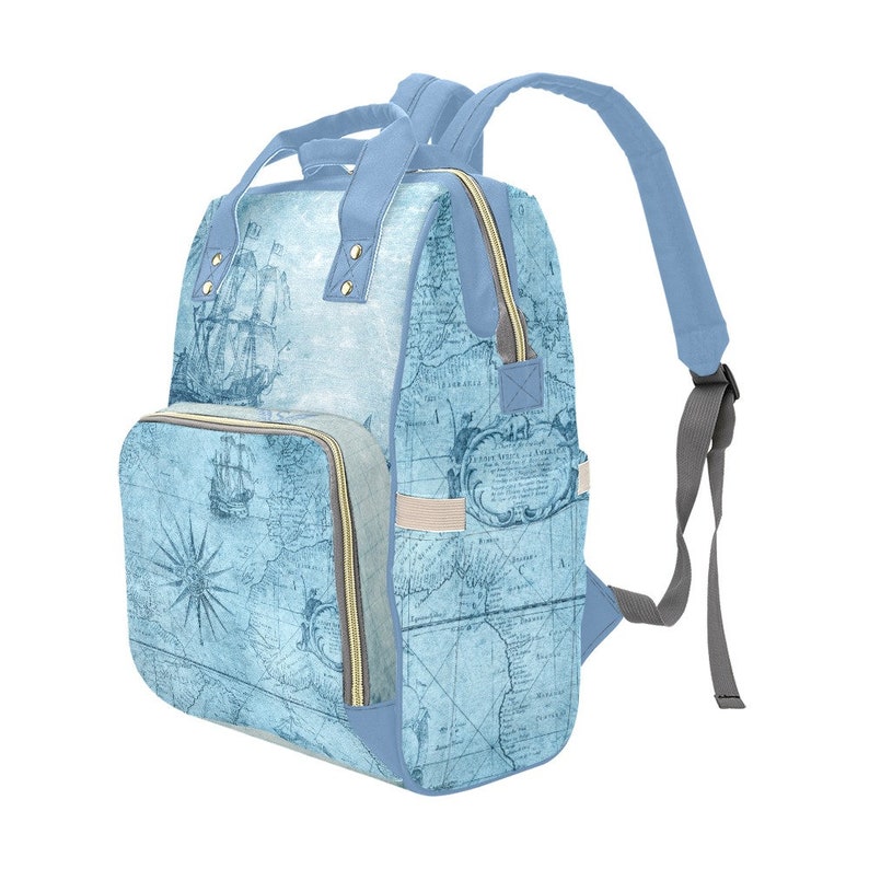 Personalized Treasure Map Multipurpose Backpack | Pirate Backpack ...