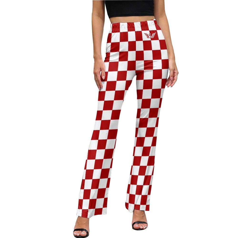 Checkered Flared Pants in Croatian Style | Croatian Gift | Croatian ...