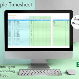 Simple Timesheet Automatic Activity Time Recording for Individual ...
