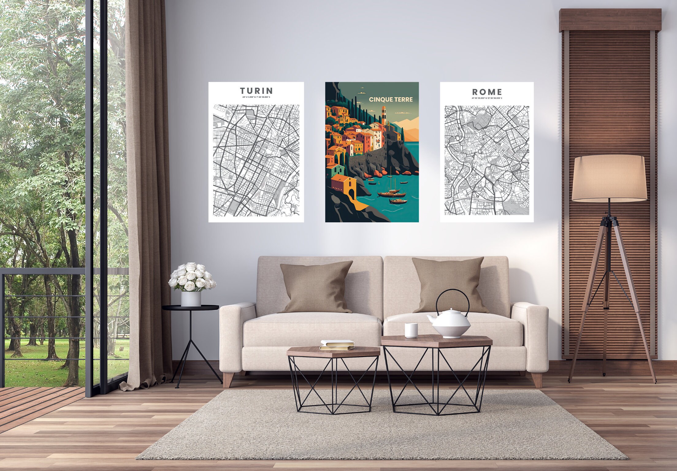 Mapa personalizado, arte del mapa, mapas de la ciudad, impresión de ...