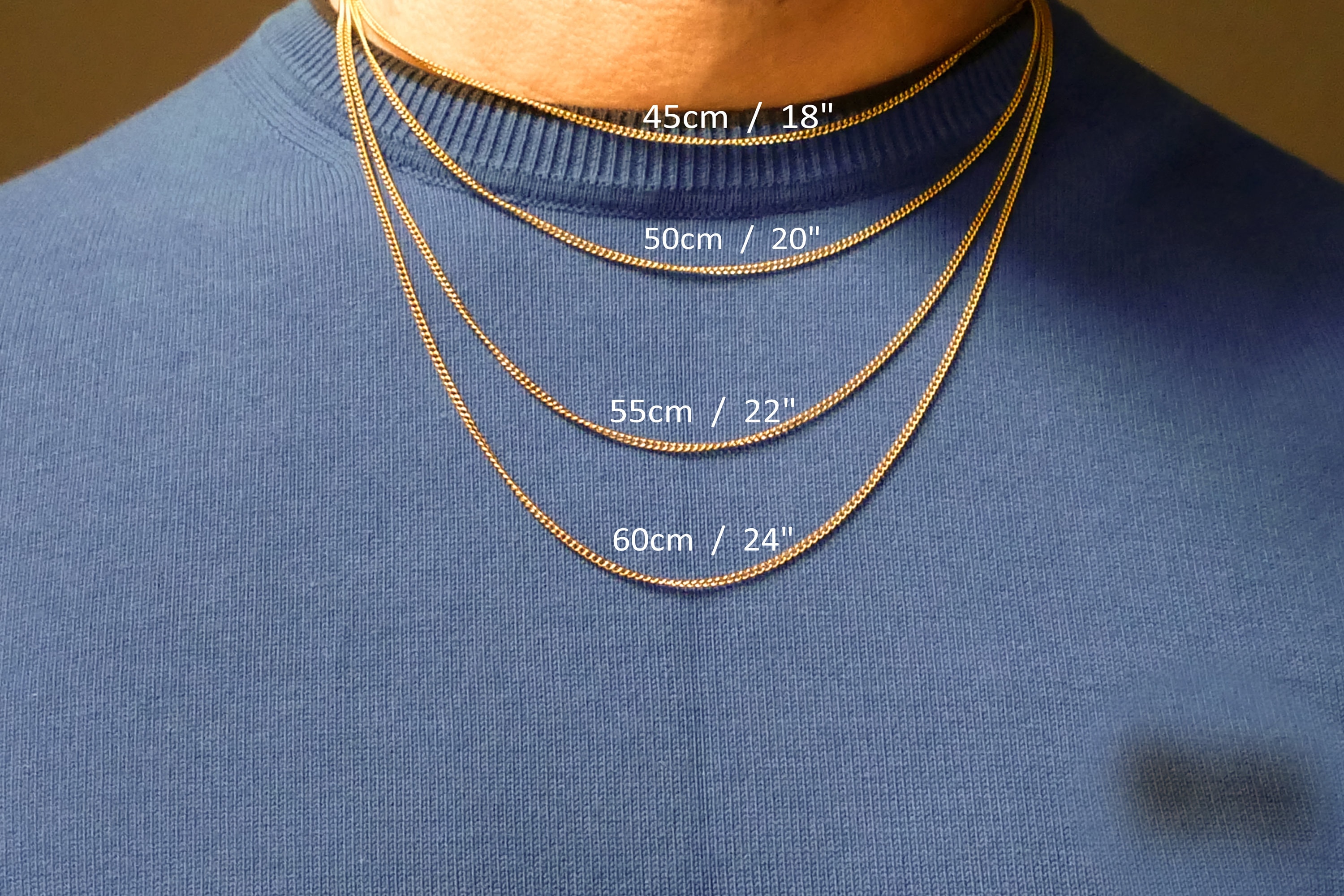 Golden Connell Chain Necklace 1.8mm Thin Men's Jewelry - Etsy