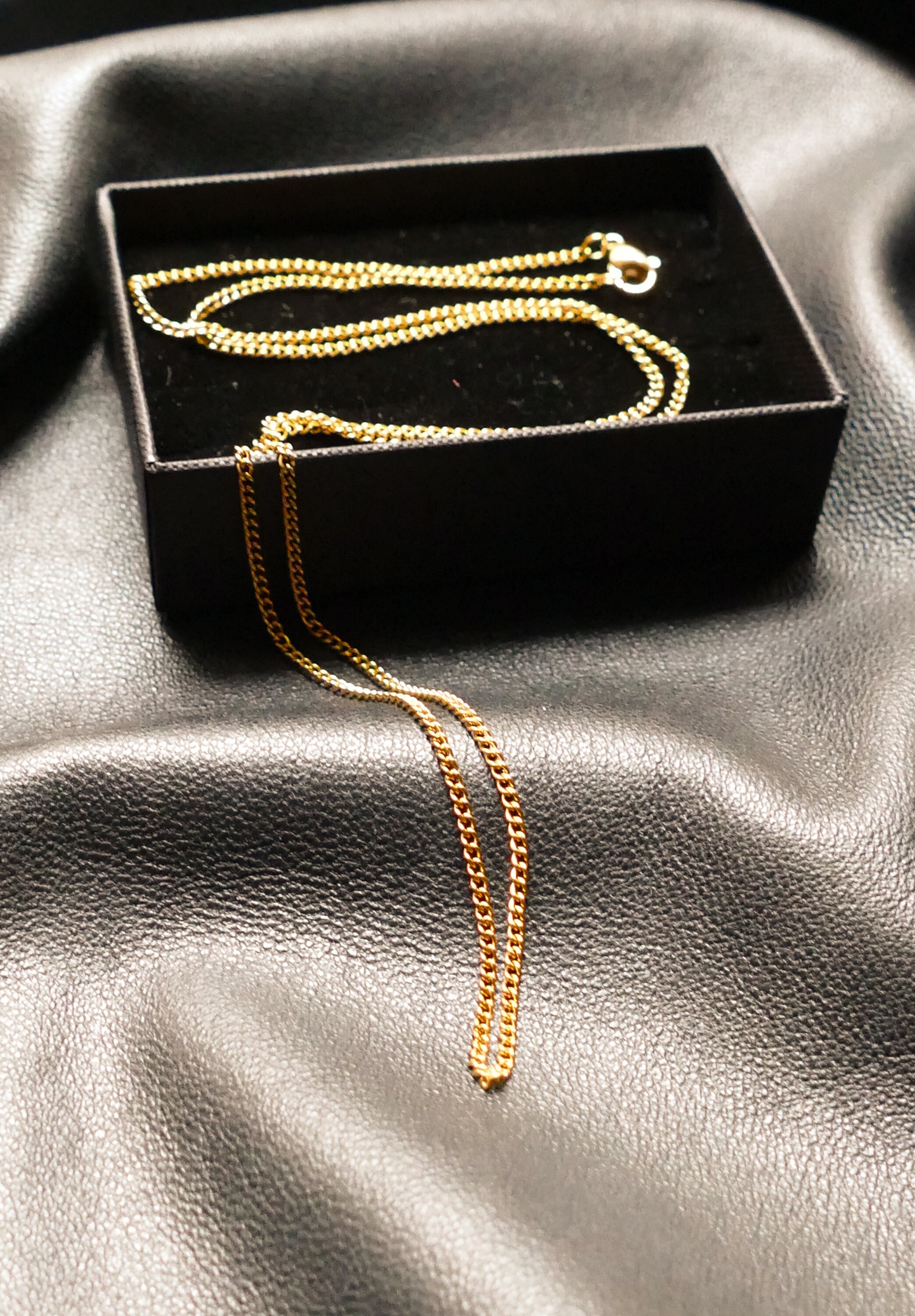 Golden Connell Curb Chain Choker Necklace Woman's - Etsy