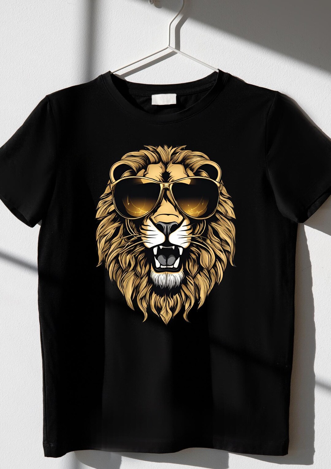 Gangster Lion Downloadable PNG - Etsy