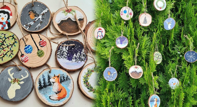 Make Your Own Christmas Decorations Step by Step Painting Tutorial - Etsy