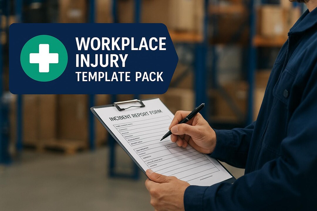 Workplace Injury Template Pack | Incident Report Form, Manager ...