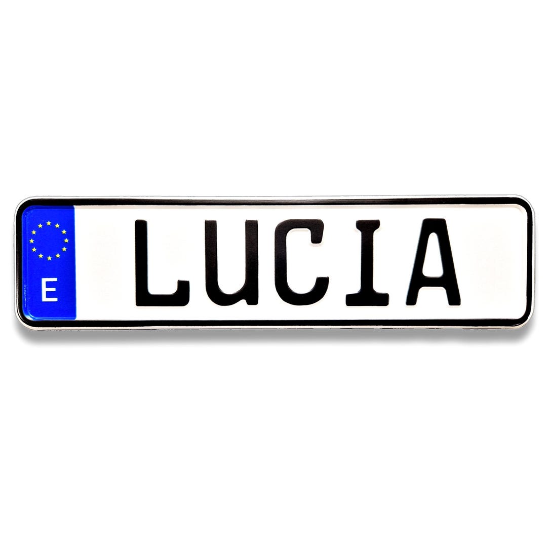 1 Spanish Kettcar Pedal Car Nameplate License Plate Embossed According ...