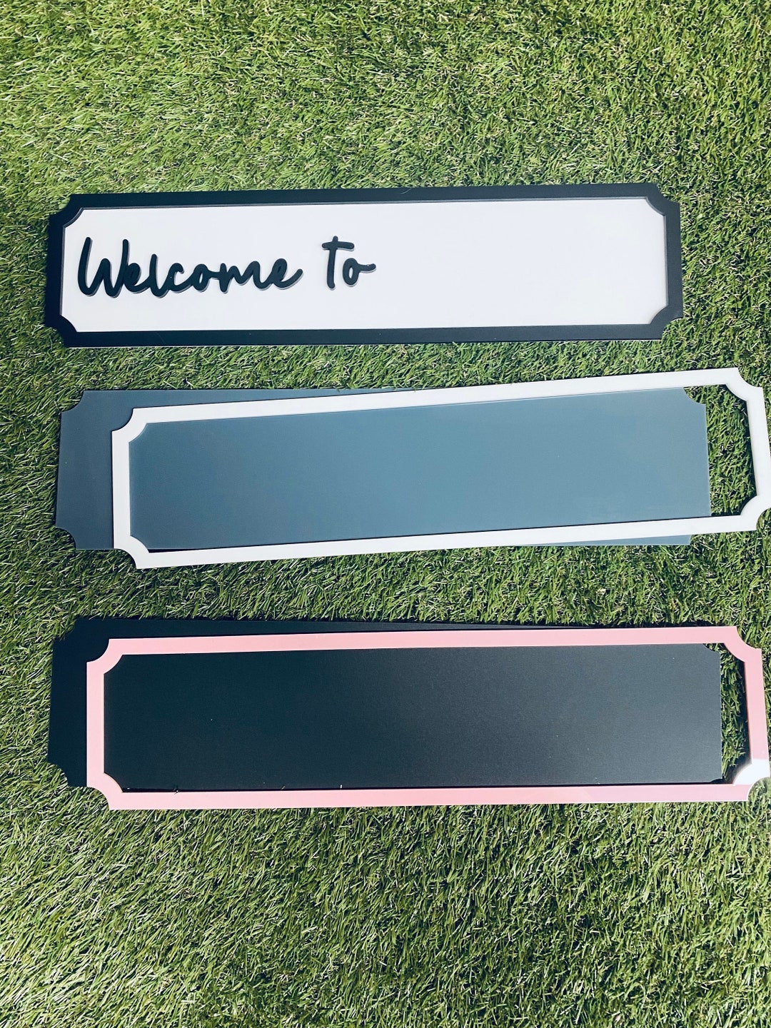 Acrylic Street Sign Blank, Create Your Own Signs, Signs for Weddings ...