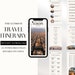 10 Day Digital Travel Itinerary Template | Travel Planner | Travel ...