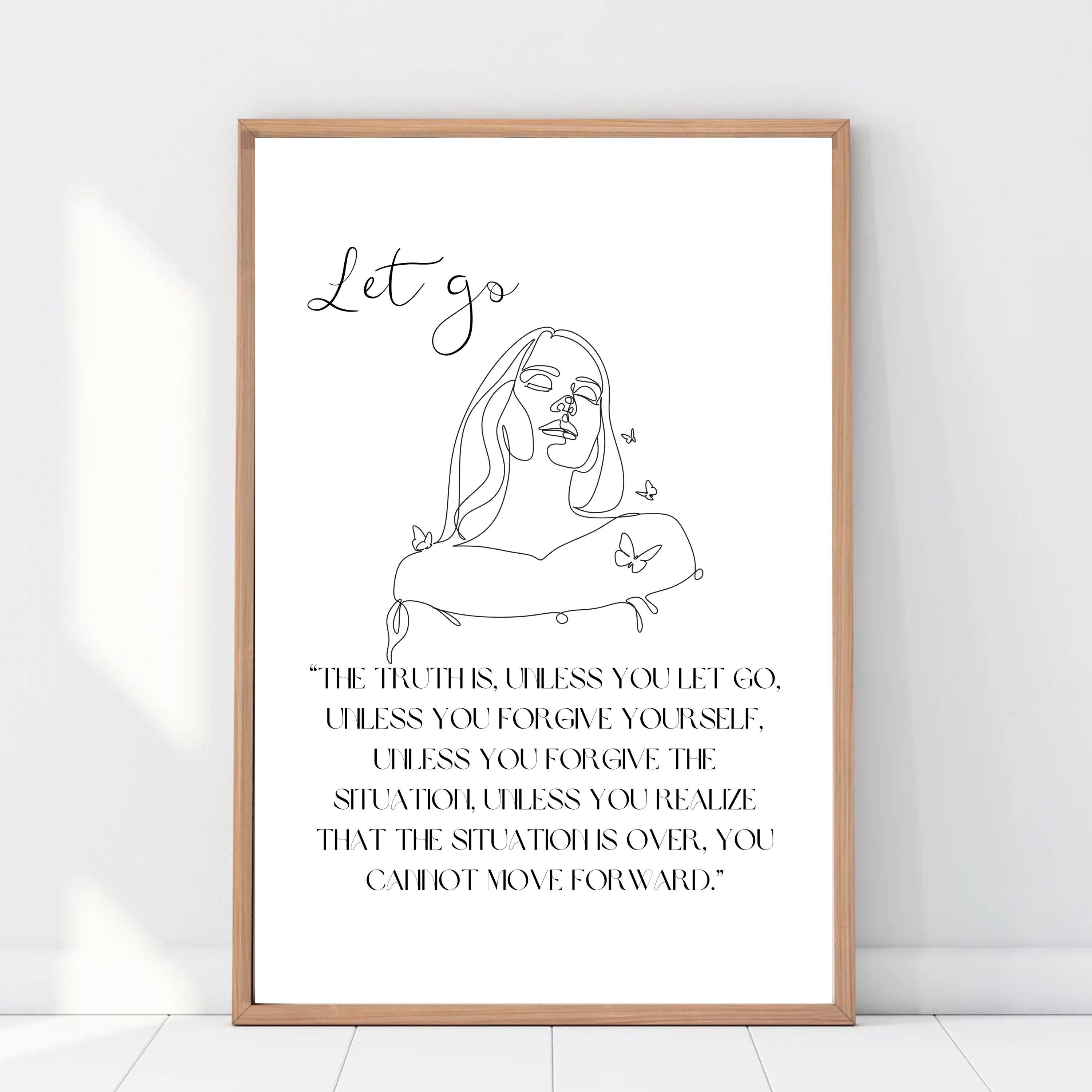 Let Go Affirmations and Move Forward Poster Fight Depression - Etsy Let Go Affirmations and Move Forward Poster Fight Depression - Etsy