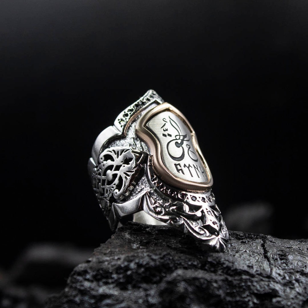 925 Sterling Silver Sultan's Archer Thumb Zihgir Ring for Men, Sterling ...