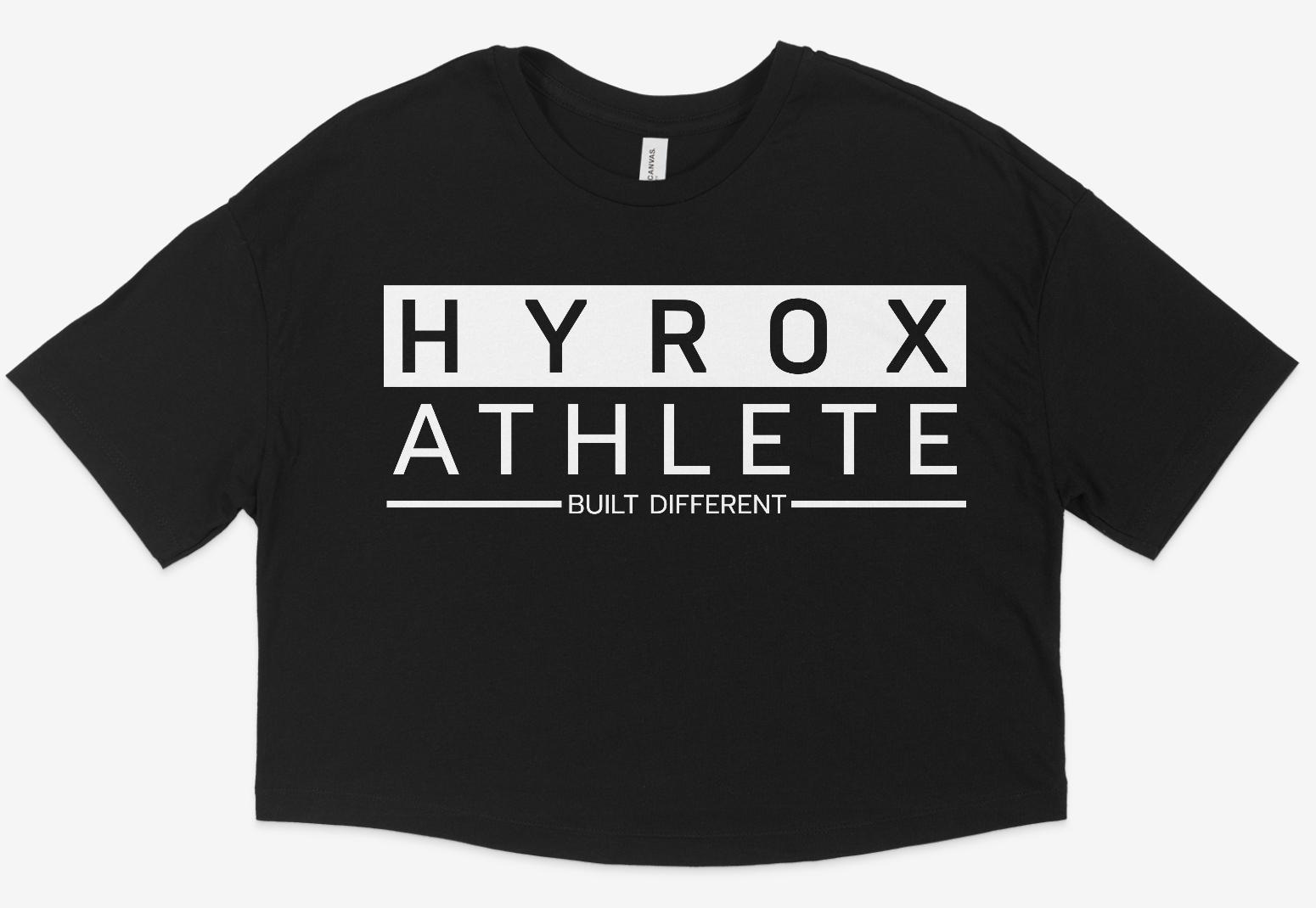 HYROX ATHLETE Crop T-shirt - Etsy