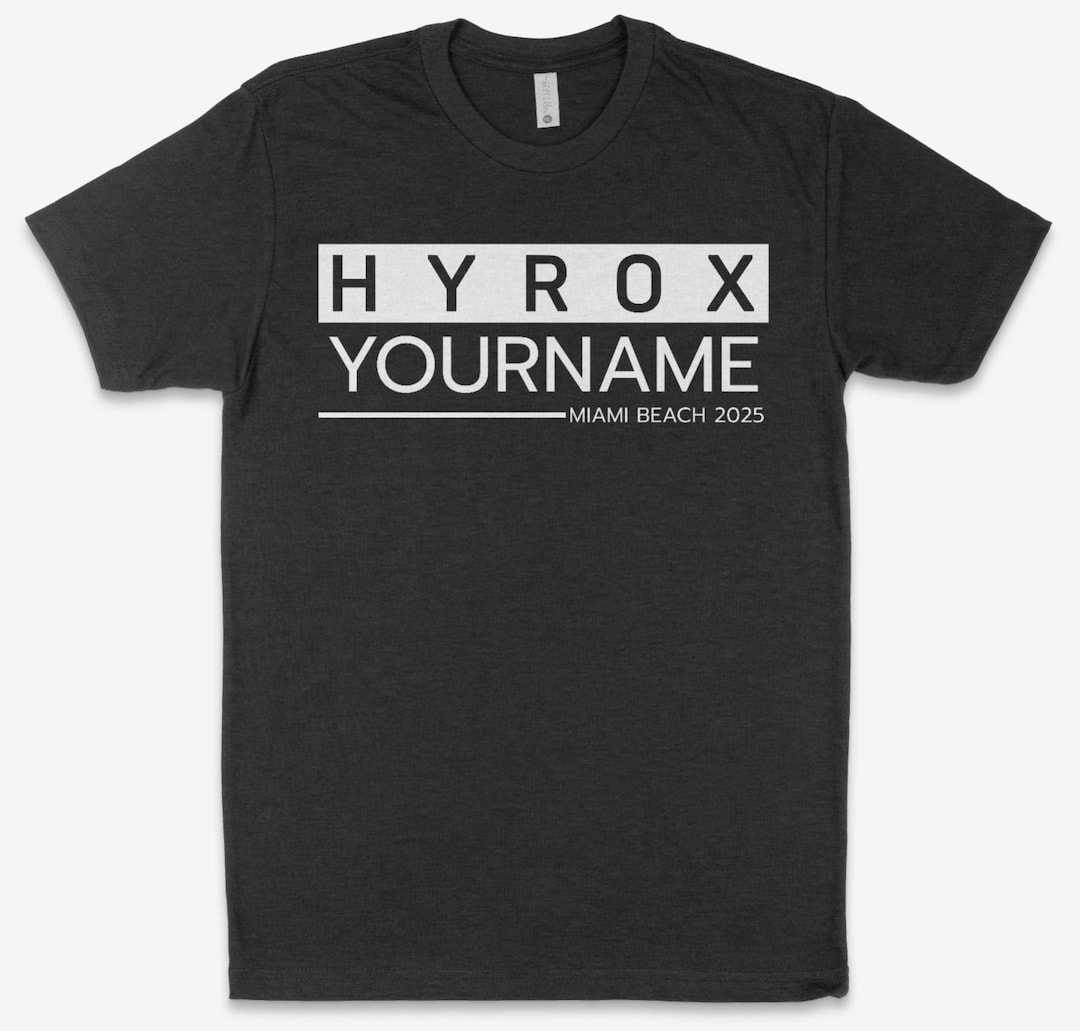 HYROX Miami Beach 2025 Custom T-shirt - Etsy