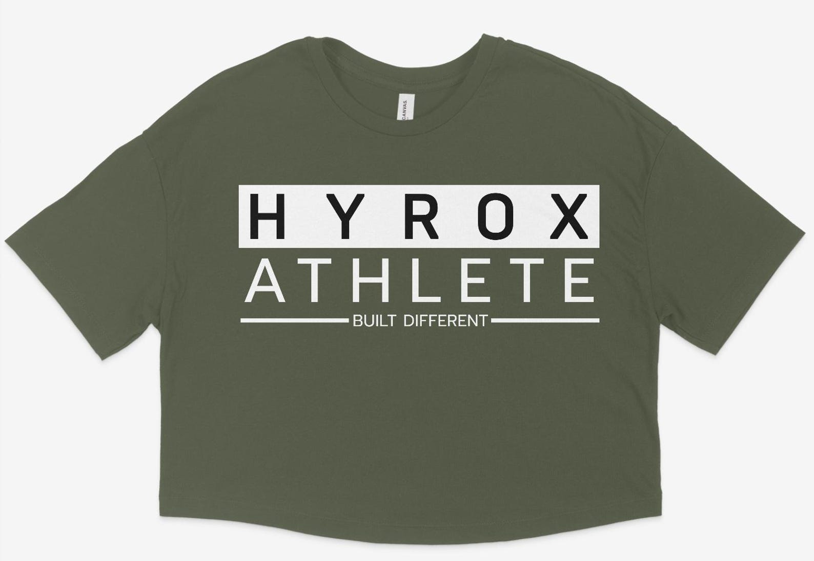 HYROX ATHLETE Crop T-shirt - Etsy
