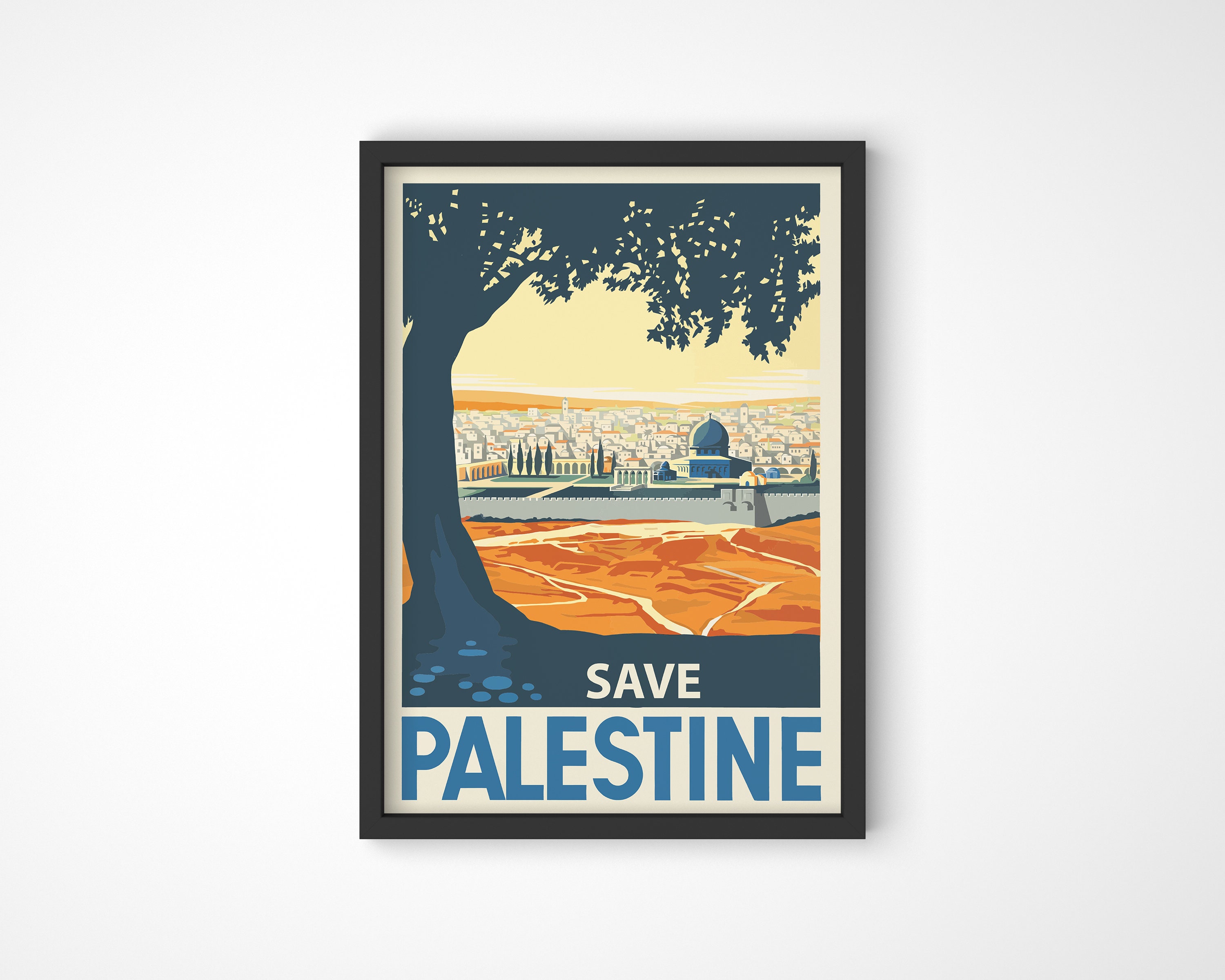 Free Palestine Poster A4 A3 A2 A1 A0 Retro Poster - Etsy