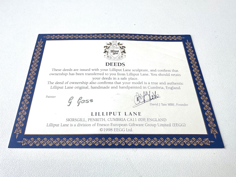 Lilliput Lane House LITTLE SCRUMPY L2395 - Etsy