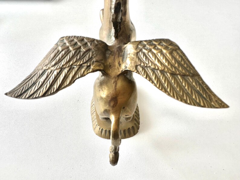Large Vintage Brass Pegasus Winged Horse Figurine - Etsy
