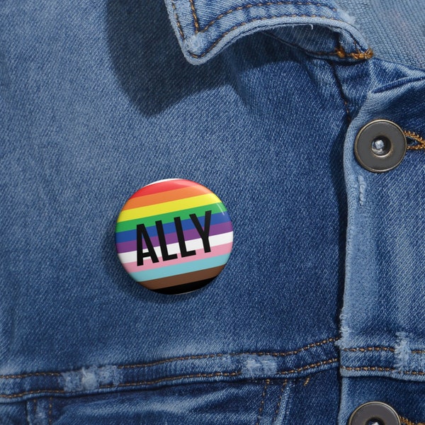 Lgbt Ally Pin Etsy