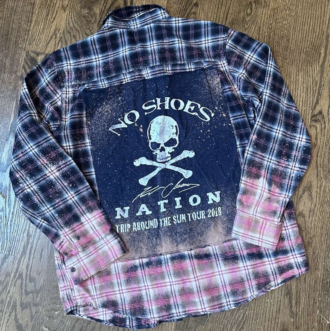 CUSTOM ORDER - Create Your Own Flannel Rework - Upcycled Flannel and T ...