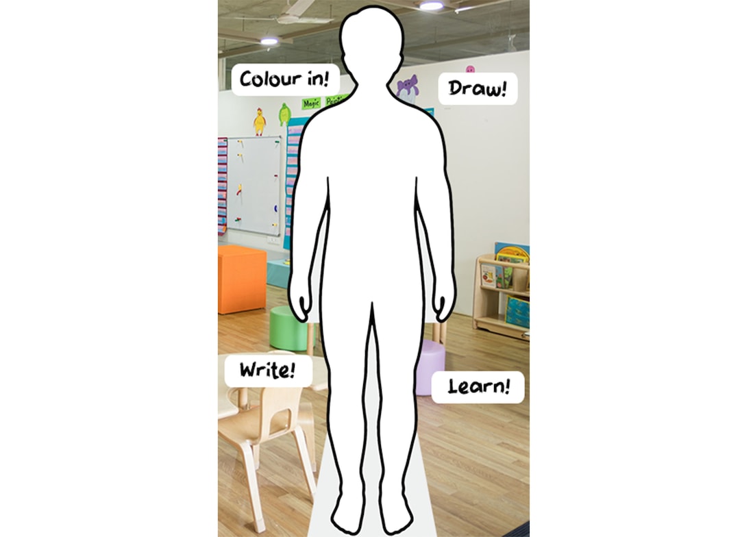 Blank Body Cardboard Cutouts Perfect to Colour in Yourself Arts and ...