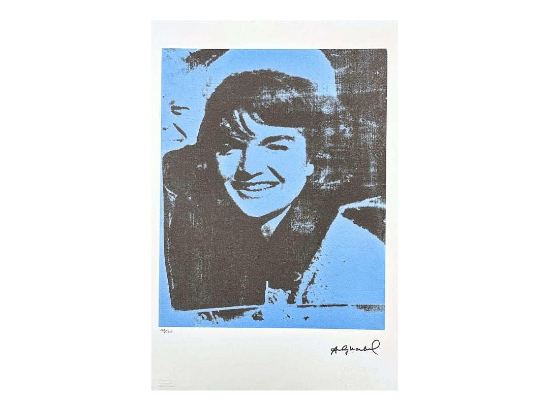 ANDY WARHOL - Jackie Kennedy - Signed, Numbered Edition 48/100, 38 X 56 ...