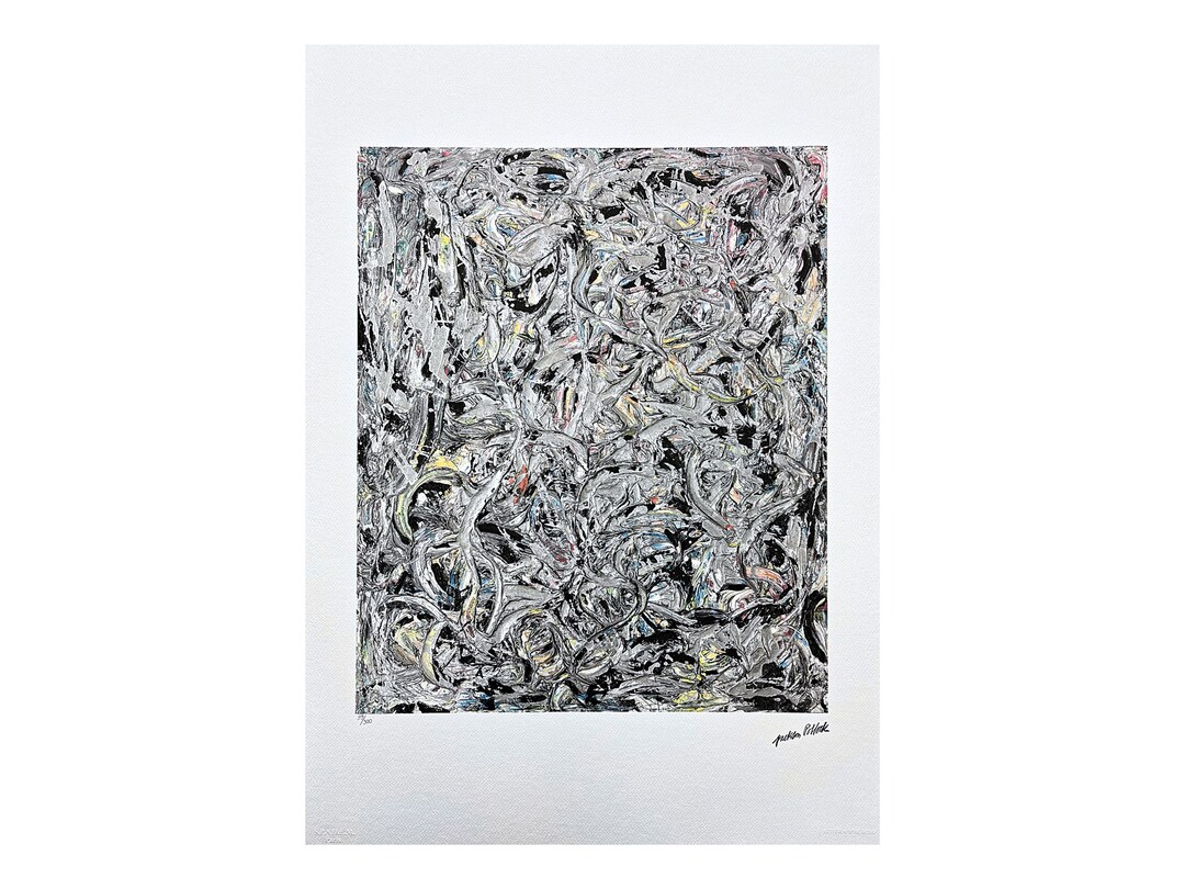 JACKSON POLLOCK (after) - Eyes in the Heat II - Signed, Numbered ...