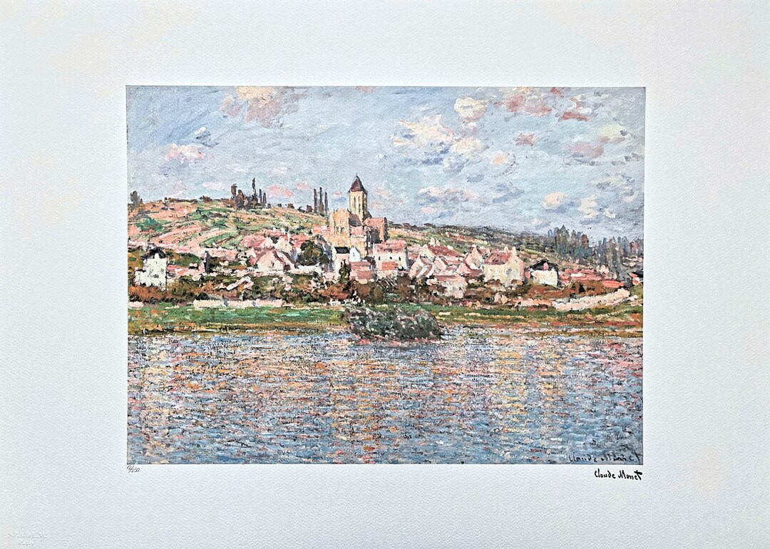 CLAUDE MONET Signed, Certificate, Limited Edition 12/250, 70 X 50 Cm ...