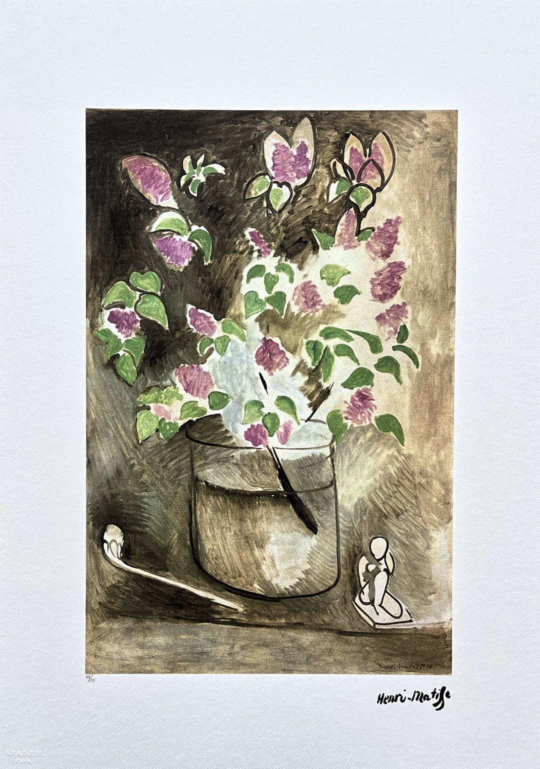 HENRI MATISSE Signed, Certificate, Limited Edition 44/75, 50 X 70 Cm ...