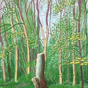 DAVID HOCKNEY - the Arrival of Spring in Woldgate No. 13 - Signed ...