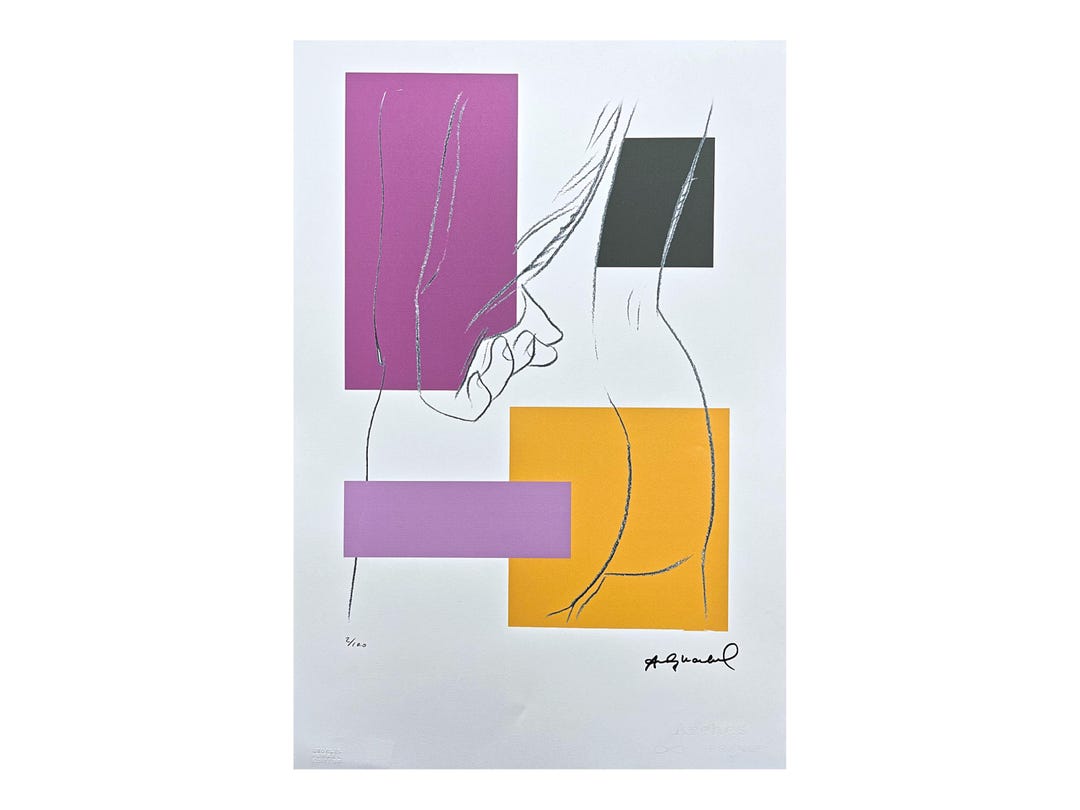 ANDY WARHOL - Male Torso - Signed, Numbered Edition 2/100, 38 X 56 Cm ...