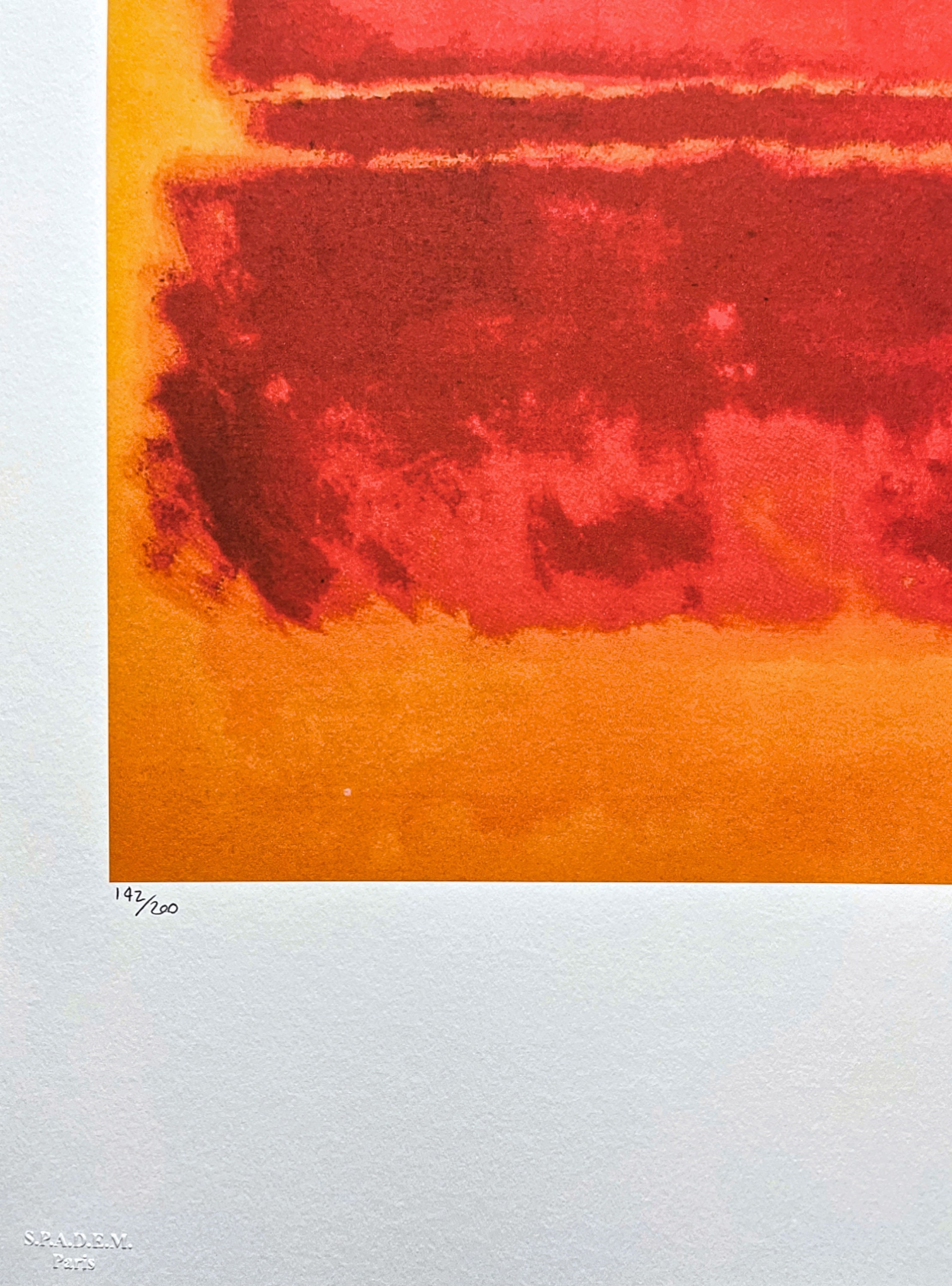 MARK ROTHKO Signed Certificate coa Limited Edition - Etsy