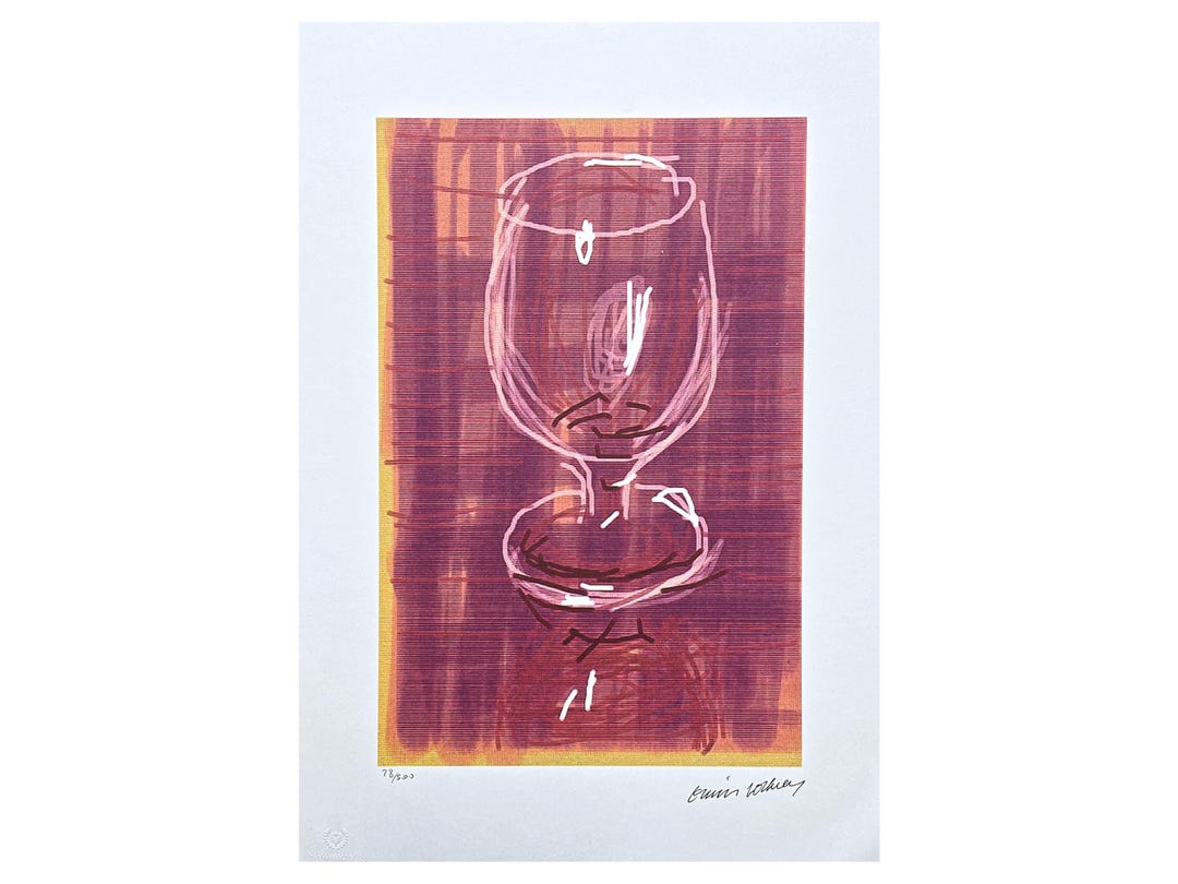 DAVID HOCKNEY - Digging up Glass - Signed, Numbered Edition 28/500 ...