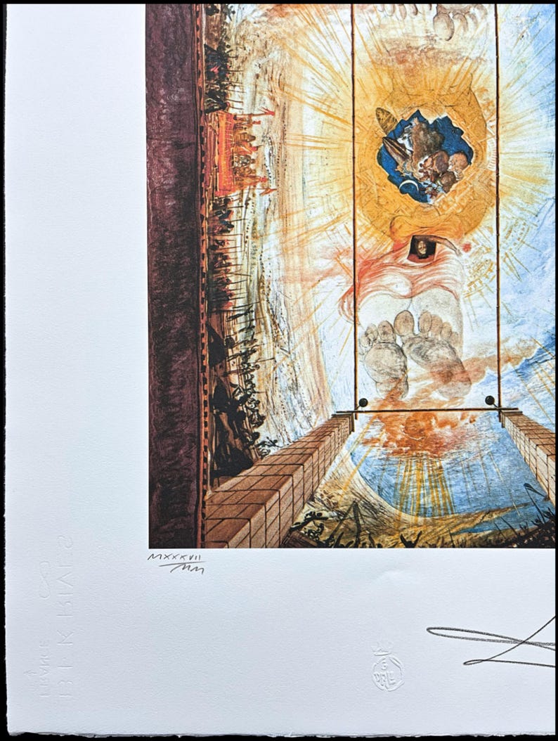SALVADOR DALÍ - the Dalinian Triangle - Signed, Limited Edition, 50 X ...