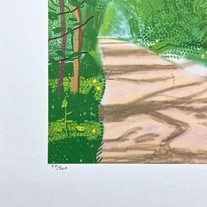 DAVID HOCKNEY - the Arrival of Spring in Woldgate No. 14 - Signed ...