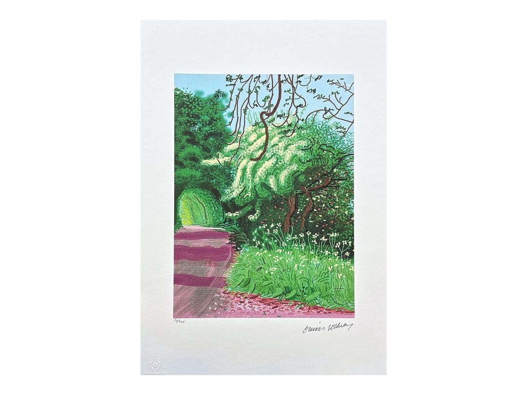 DAVID HOCKNEY - the Arrival of Spring in Woldgate No. 24 - Signed ...