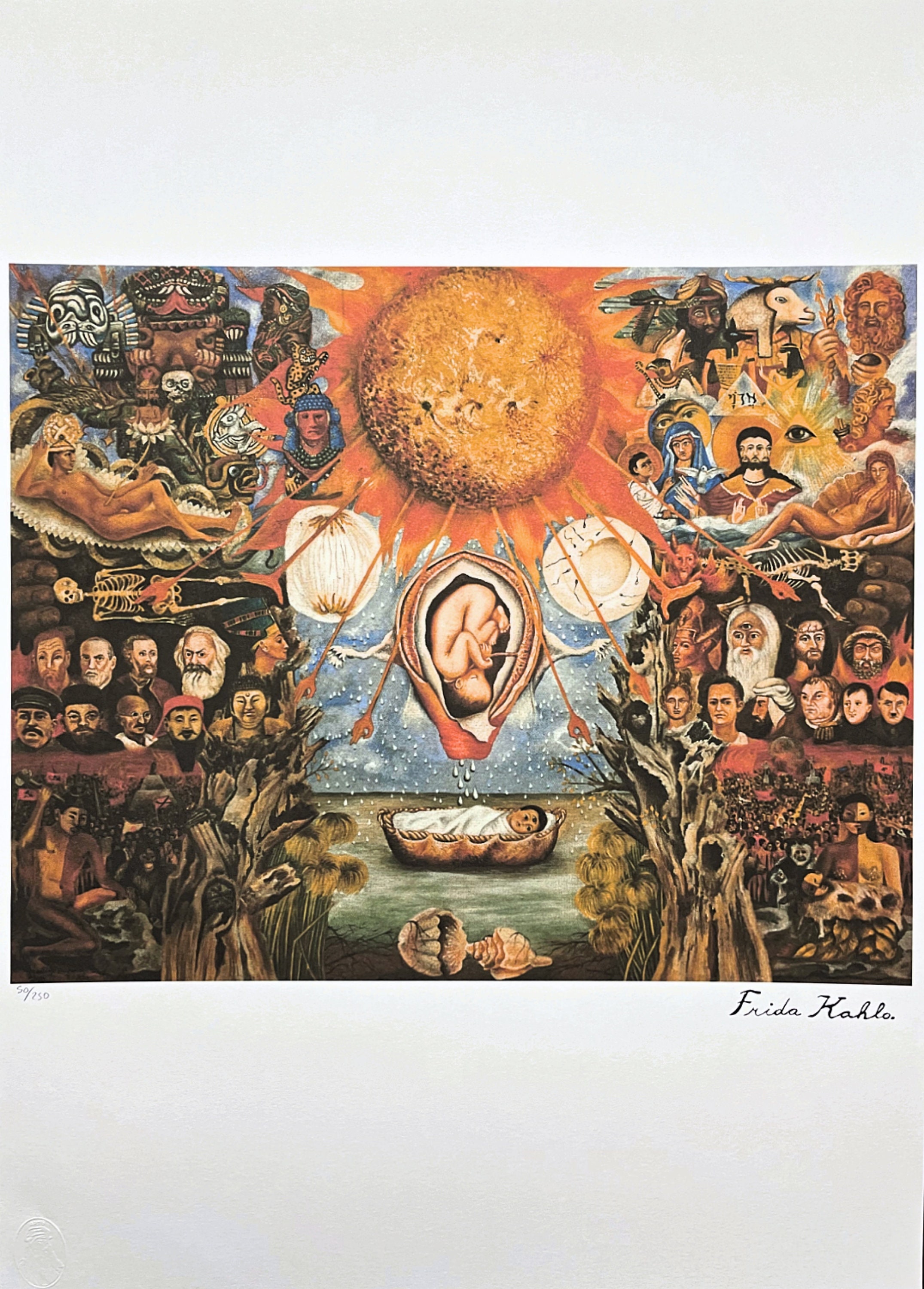 FRIDA KAHLO Signed Certificate coa Photo Limited - Etsy