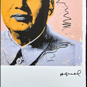 ANDY WARHOL - (after) - Mao Ce-tung - Signed, Numbered Edition 35/100 ...