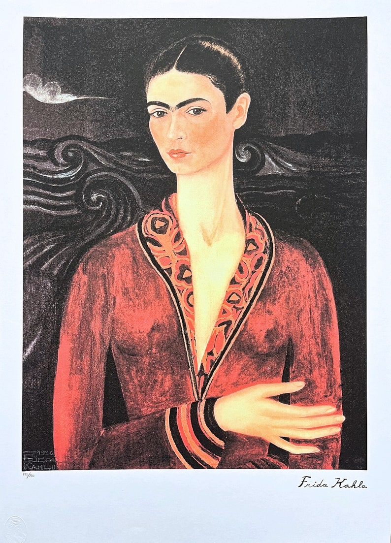FRIDA KAHLO Signed, Certificate coa Photo, Limited Edition 125/250, 50 ...