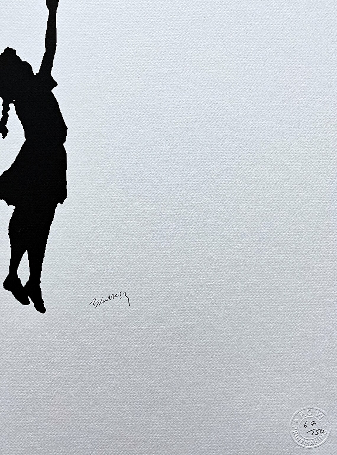 BANKSY balloon Girl Signed Certificate coa - Etsy