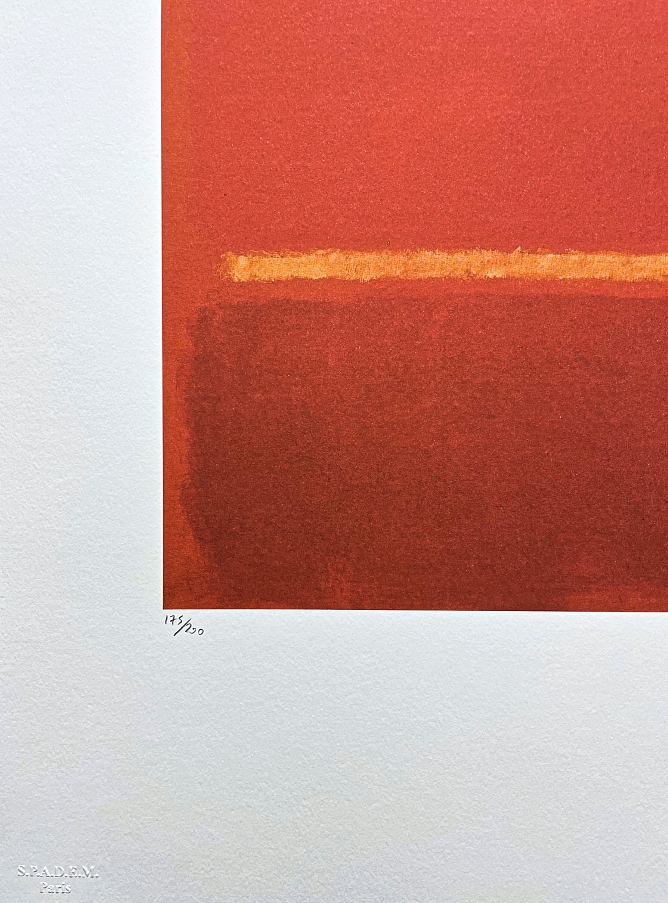 MARK ROTHKO Signed Certificate coa Limited Edition - Etsy