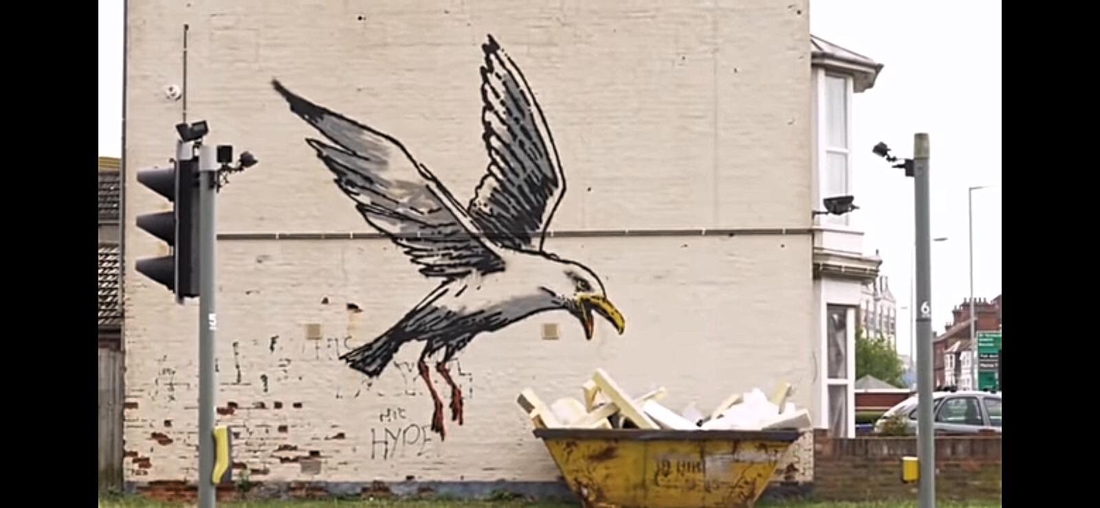 BANKSY/NOT BANKSY swooping Seagull Original - Etsy
