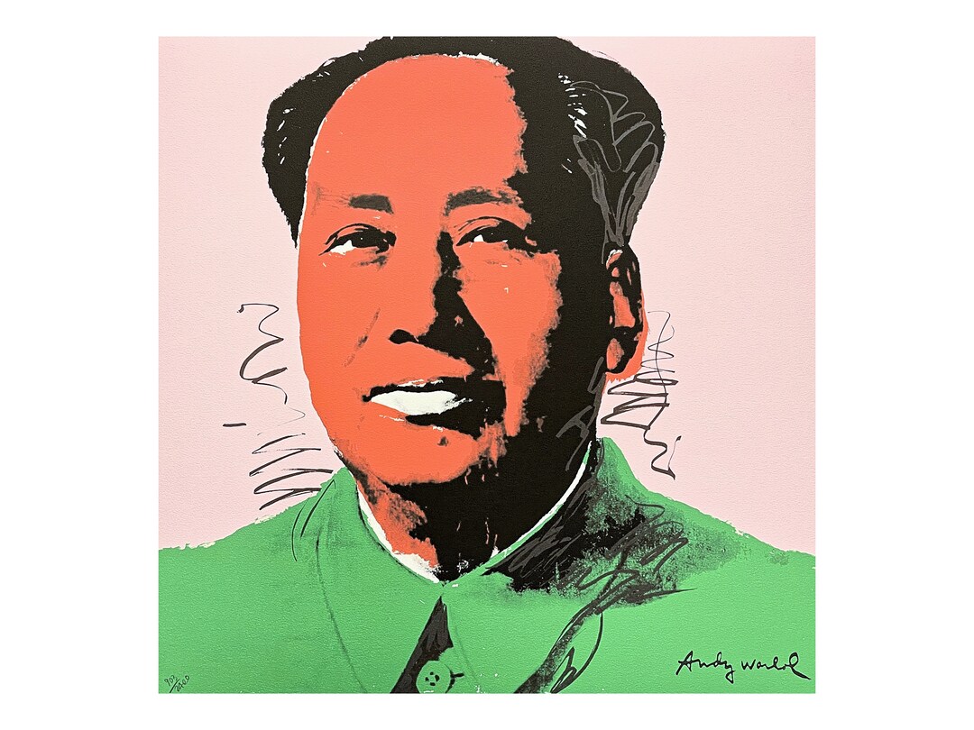 ANDY WARHOL - Mao Ce-tung - Signed, Numbered Edition 903/2400, 60 X 60 ...