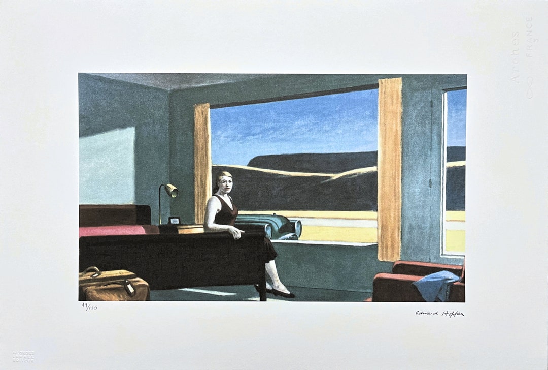 EDWARD HOPPER Signed, Certificate, Limited Edition 49/150, 57 X 38 Cm ...