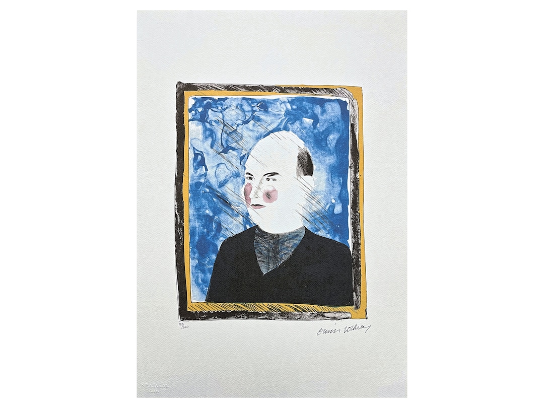 DAVID HOCKNEY (after) - Portrait of Rolf Nelson - Signed, Certificate ...