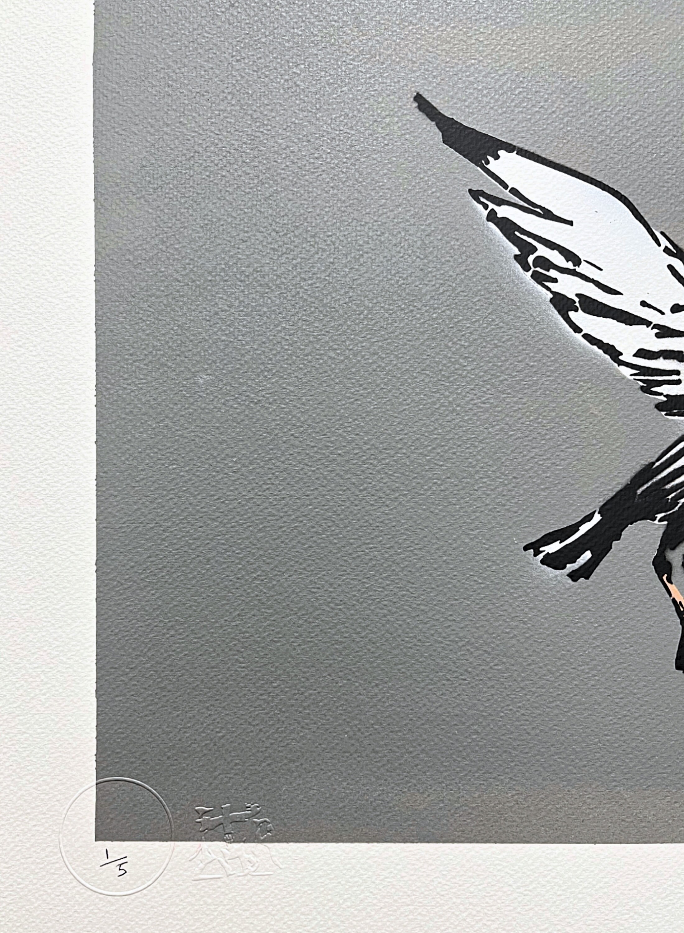 BANKSY/NOT BANKSY swooping Seagull Original - Etsy