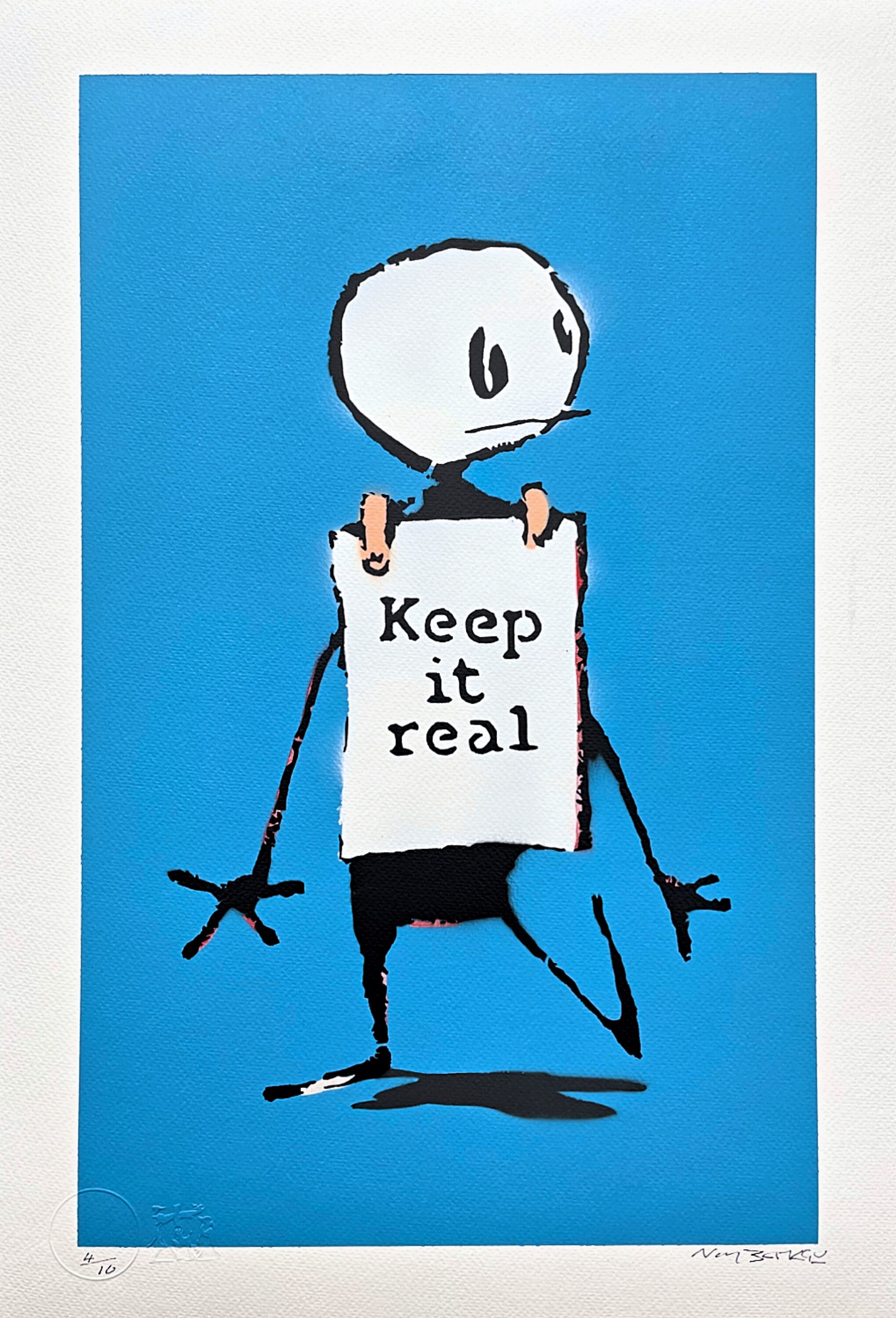 BANKSY/NOT BANKSY keep It Real Original Spray - Etsy